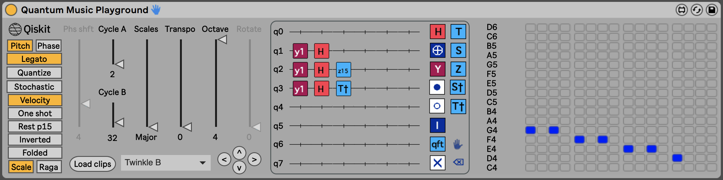 Quantum Music Playground 0.95 Tutorial | quantum-music-playground